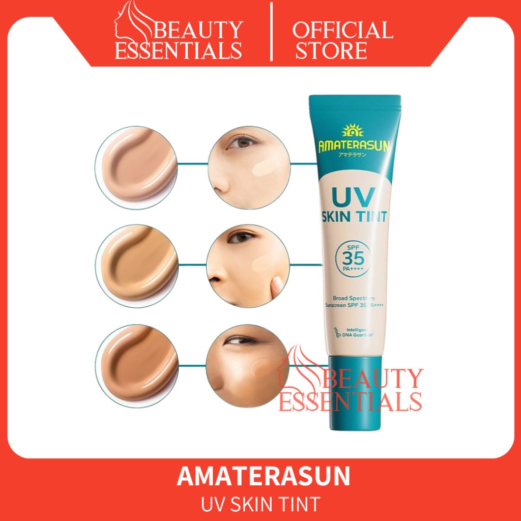Jual Amaterasun UV Skin Tint SPF 35 PA++++ BPOM Pore-Blurring | Shopee ...