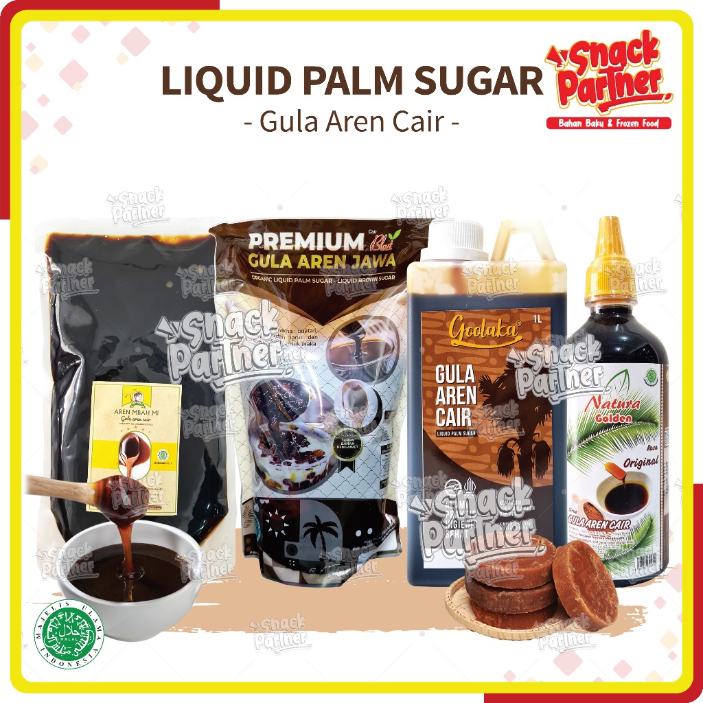 Jual GULA AREN CAIR 1 KG L Liter / 500 GR - Organic Liquid Palm Sugar ...