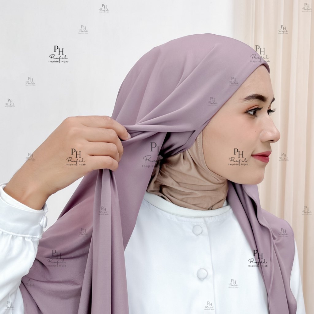 Jual Hijab Pashmina Inner Oval Curve Shawl Malay Jersey Spandek Premium ...