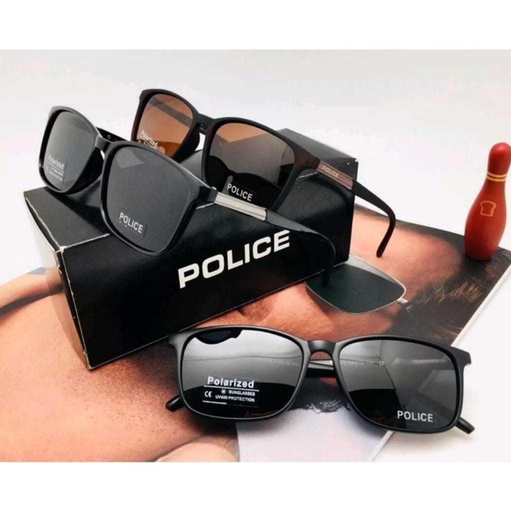 Jual KACAMATA COWOK POLICE POLARIZED 1216/KACAMATA PRIA HITAM POLARIZED 1216 / KACAMATA TERMURAH ...