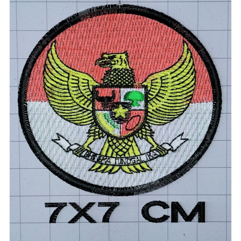 Jual LOGO GARUDA BULAT BORDIR | Shopee Indonesia