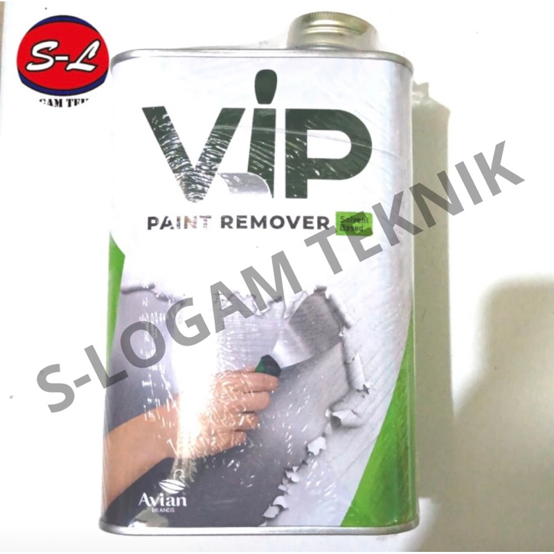 Jual VIP Paint Remover 1000gr 1kg Perontok Pelupas Peluntur Cat Besi ...