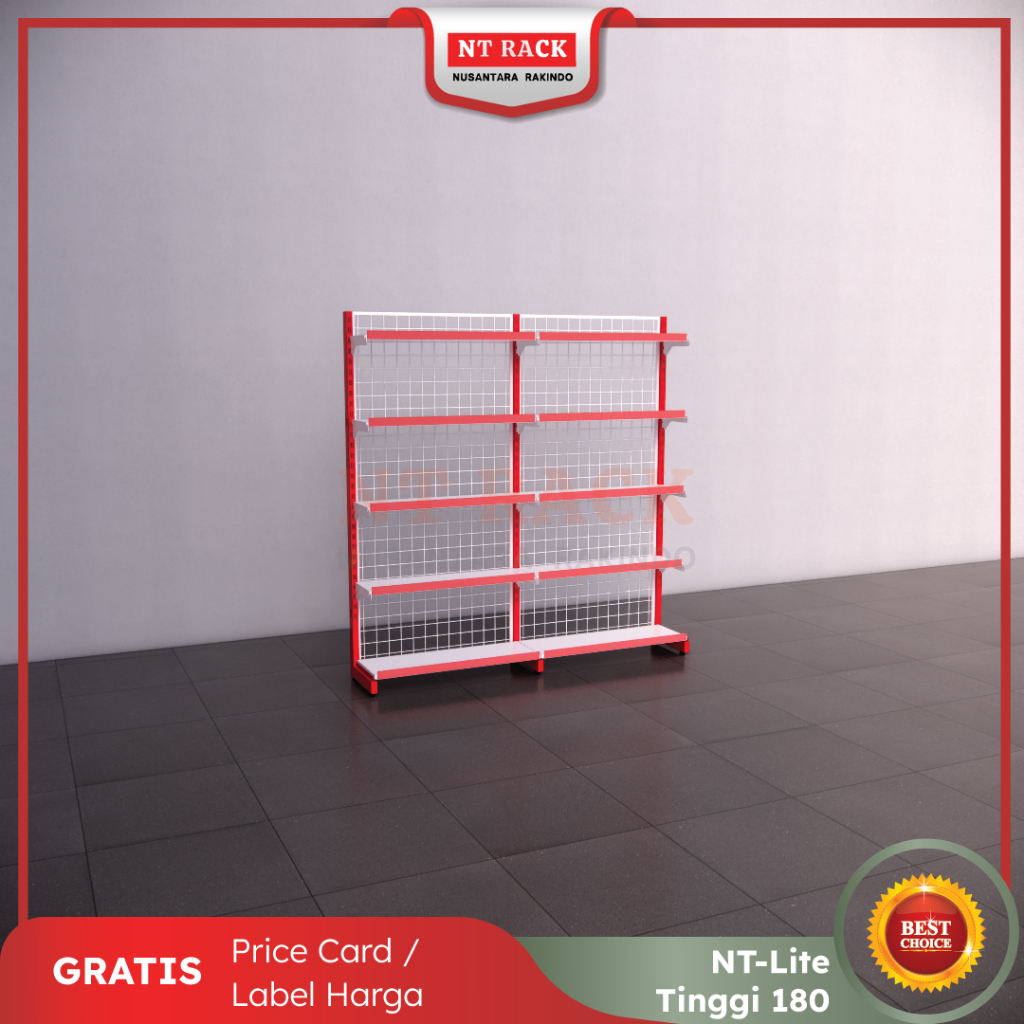 Jual Rak Toko Minimarket Gondola Termurah Single 1 Sisi Tinggi 180 cm 5 ...