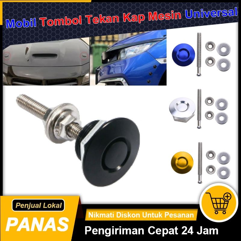 Jual 30mm Kunci kap mesin mini modifikasi Hood Lock Clip Car Bumper ...