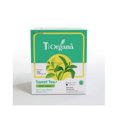 Jual T|Organa - Teh Stevia Teh Manis Tanpa Gula Isi 3 Tbag | Shopee ...