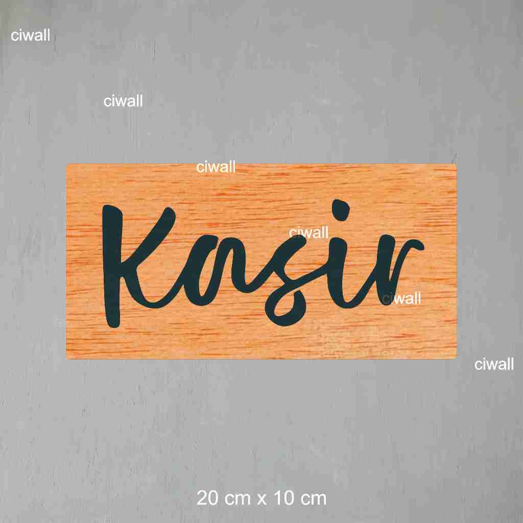 Jual Kasir Sign Tanda Papan Toko Signage Tempelan Dinding | Shopee ...