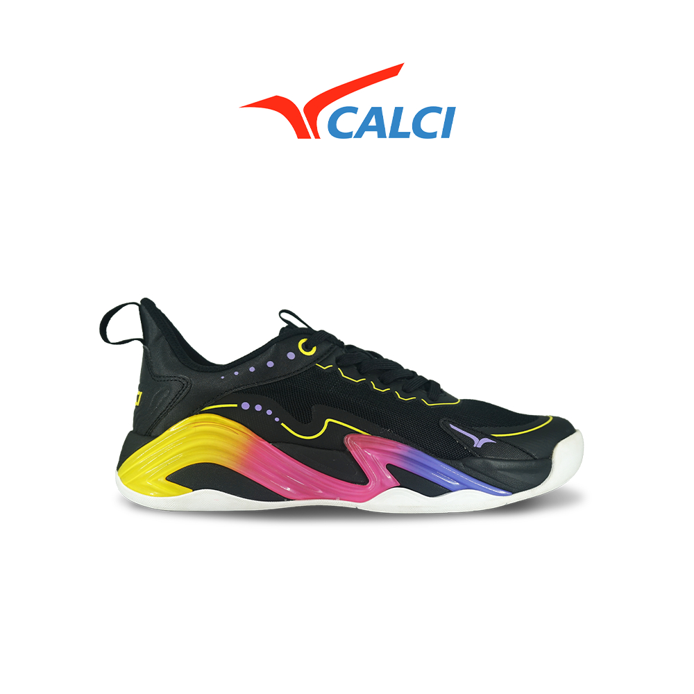 Jual Calci Sepatu Basket Dynamic Wave - Black Yellow | Shopee Indonesia