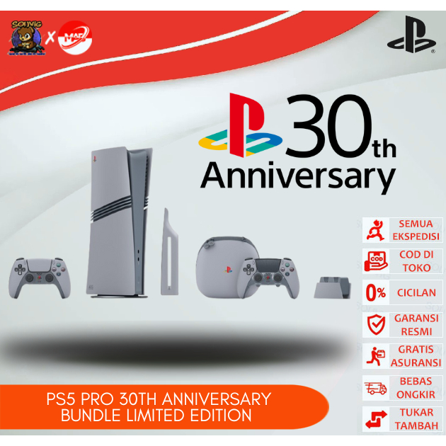 Jual SONY PlayStation 5 PRO PS5 30th Anniversary Limited Edition Bundle ...