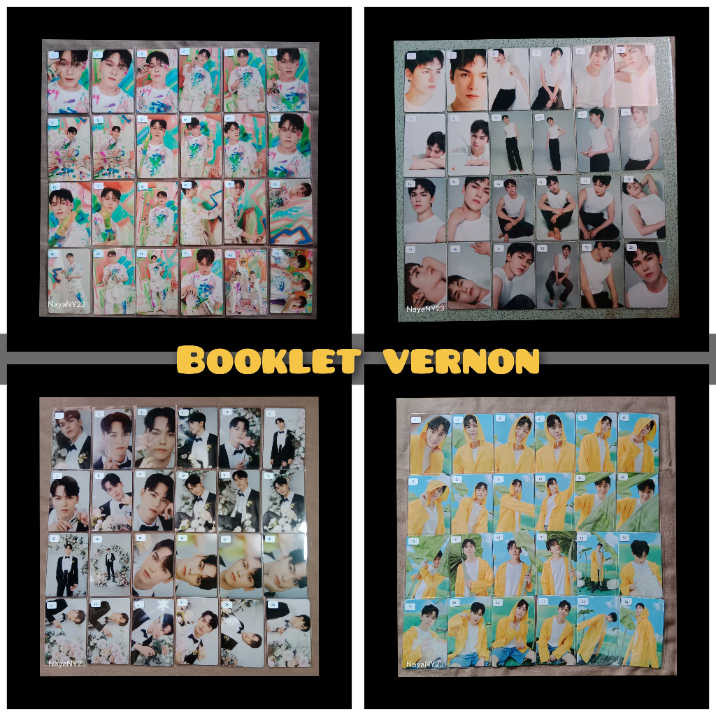 Jual (MINIMAL BELI 3 PC & HARUS CO PACKING) Photocard Official Vernon ...