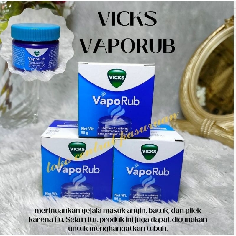 Jual VICKS VAPORUB ORIGINAL SAUDI 100 % ASLI TERMURAH/VICKS BABY | Shopee Indonesia