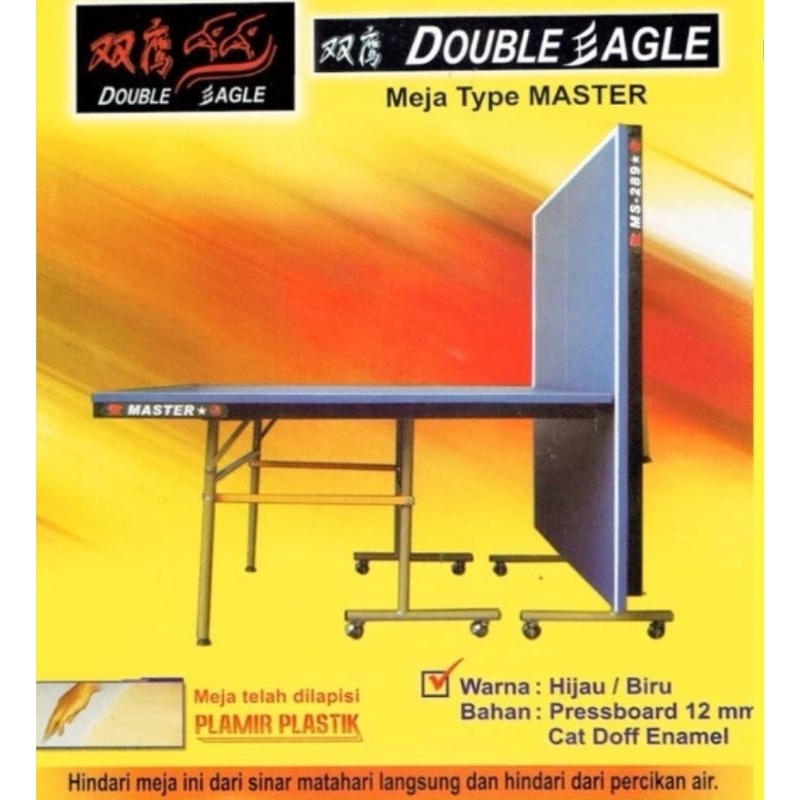 Jual Double Eagle Meja Type Master Plamir Plastik | Shopee Indonesia