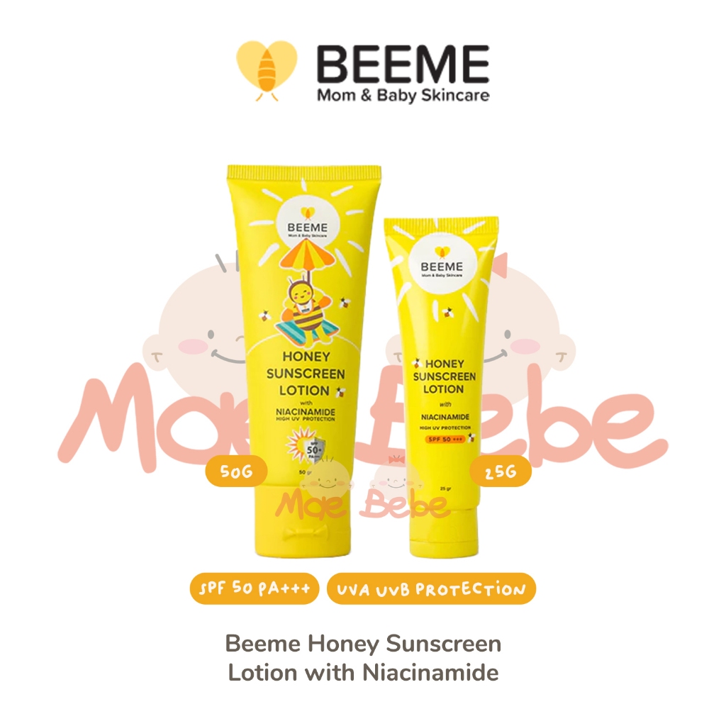 Jual [PROMO] Beeme Honey Sunscreen Lotion with Niacinamide SPF 50+ PA ...