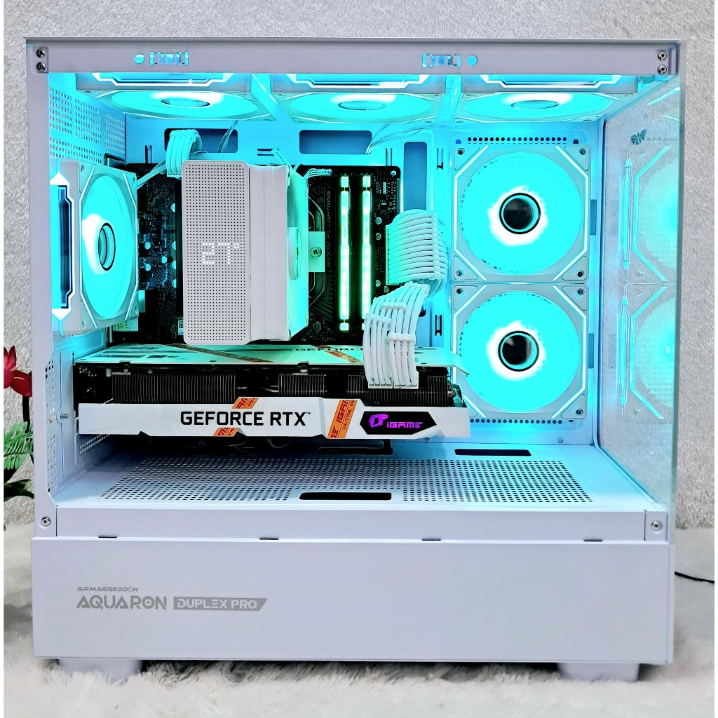 Jual Gaming PC Ryzen 7 8700F AM5 RTX 3060 12GB DDR5 16GB DDR5 RGB White ...