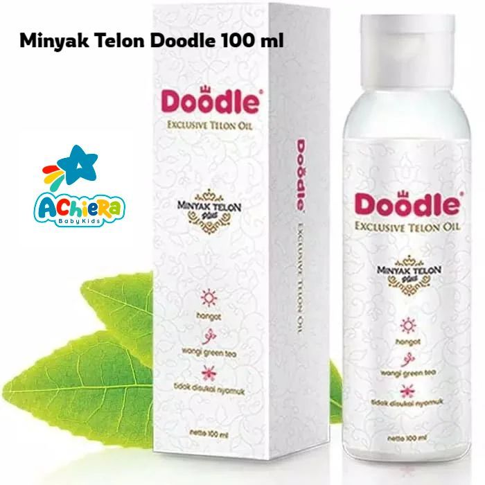 Jual Doodle Exclusive Oil Telon Green Tea 100 ml | Shopee Indonesia
