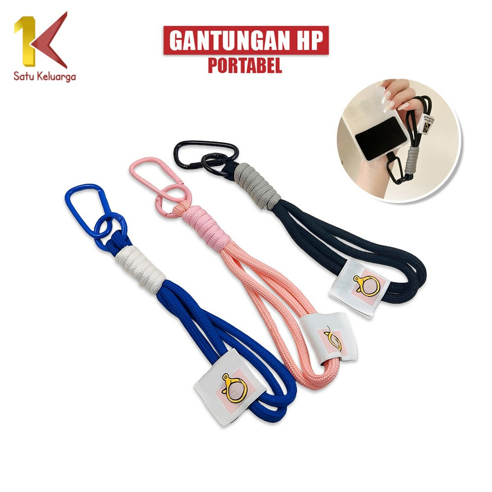 Jual Satu Keluarga Tali Gantungan HP C1222 Tali String Mini Pergelangan ...