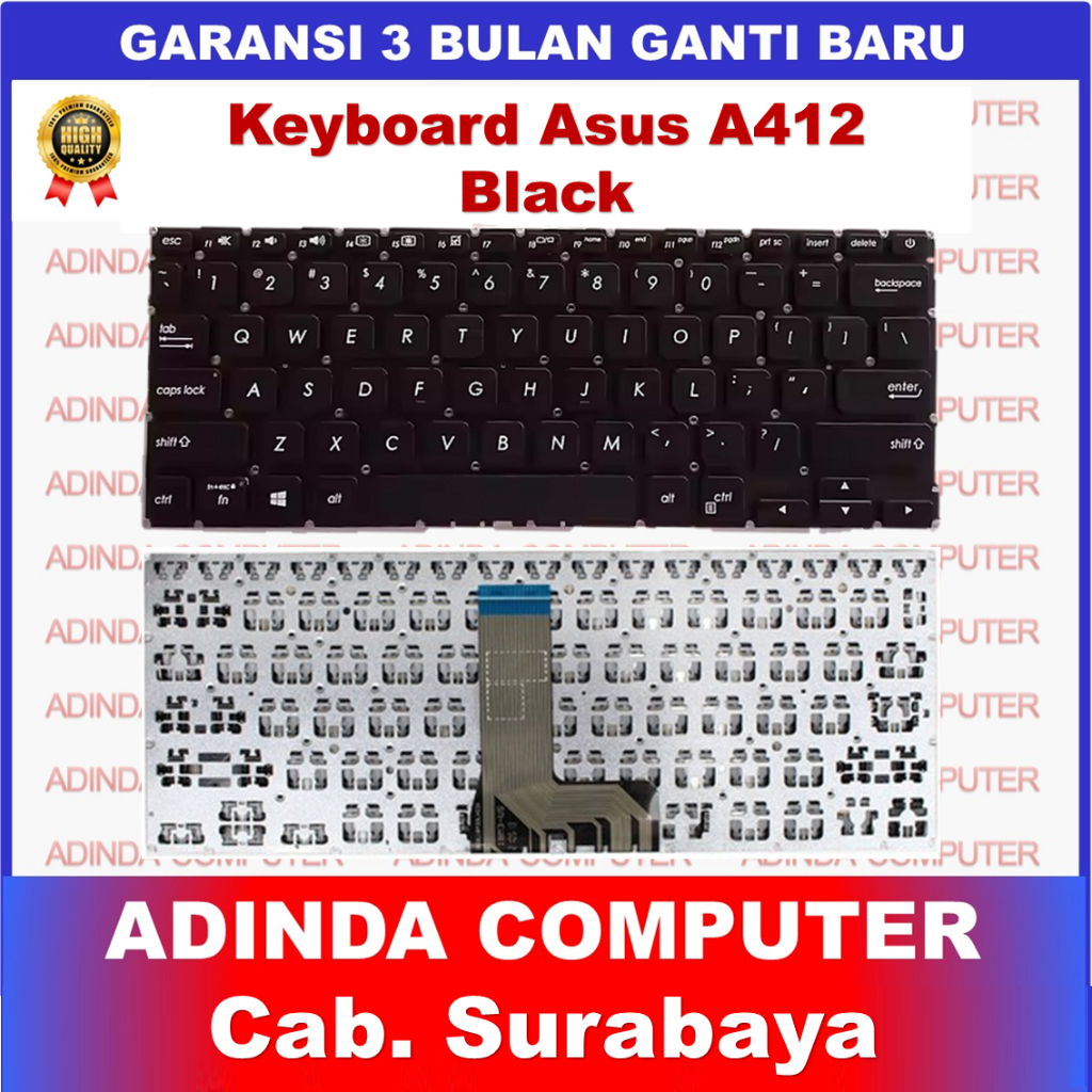 Jual Keyboard Asus A412 X412D X412DA X412DK X412EA X412F X412FJ X412FL ...