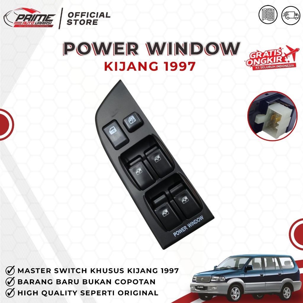 Jual Saklar Power Windows KIJANG 1997 Switch Power Window Master Power ...