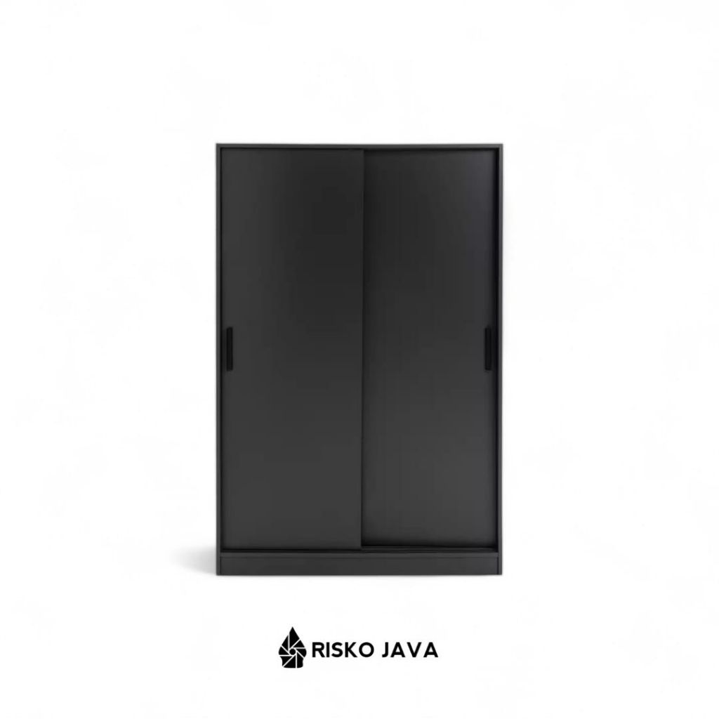 Jual Almari Kayu Jati / Almari Pintu Sliding / Almari Minimalis Natural ...