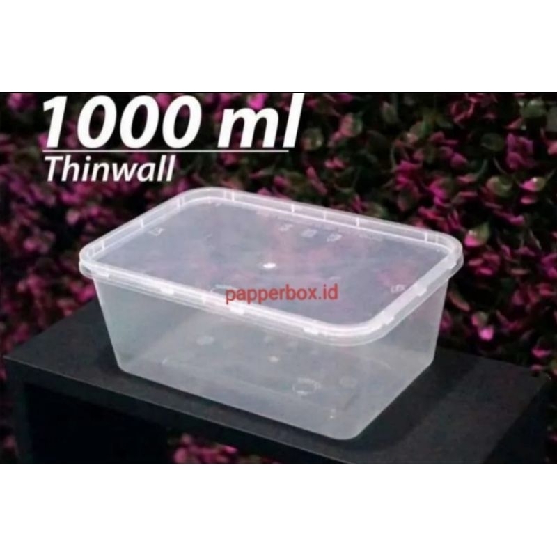 Jual Thinwall 1000 ML (25pcs) | Shopee Indonesia