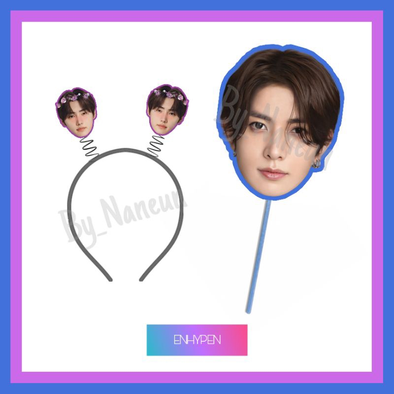 Jual Fan Face/Bando Tuing Tuing ENHYPEN / Bando Wajah/Kipas Wajah ...