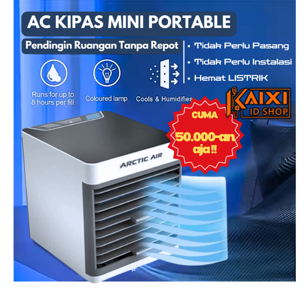 Jual AC Mini Pendingin Ruangan Portable Air Cooler | AC Mini Penyejuk ...