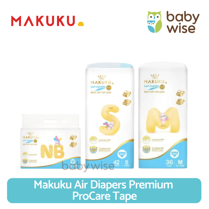 Jual Makuku SAP Diapers Premium ProCare Tape - Popok Perekat Anak Bayi | Shopee Indonesia