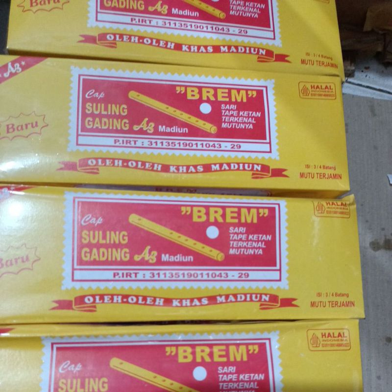Jual Brem Asli Madiun cap Suling original @70gram | Shopee Indonesia
