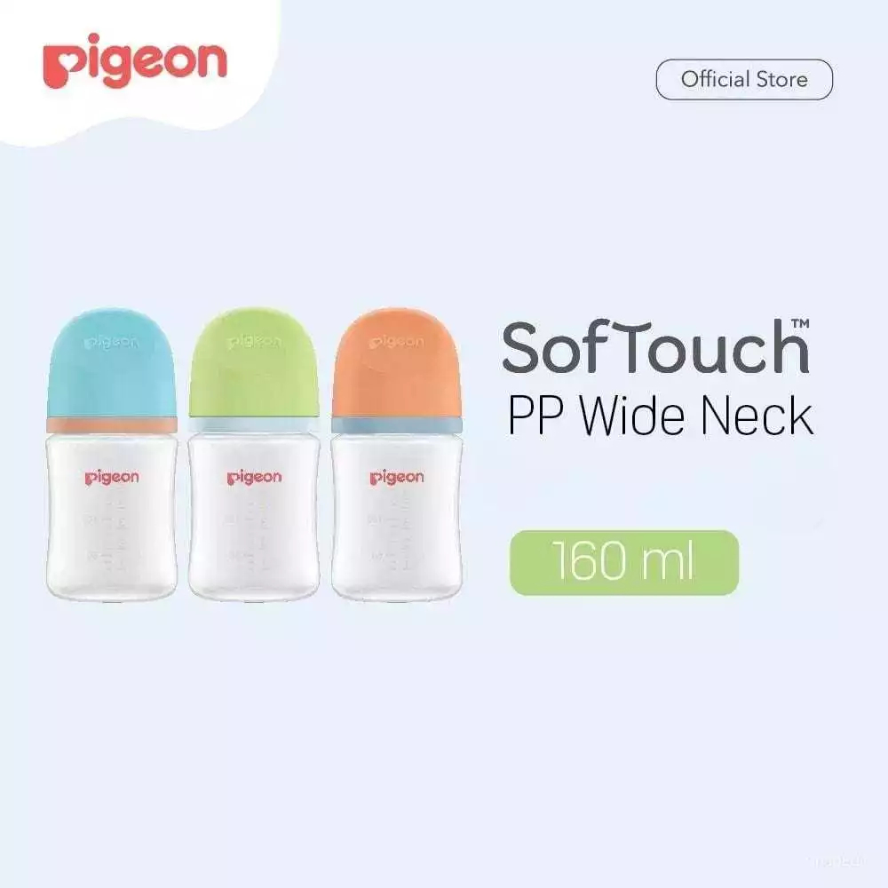 Jual Pigeon SofTouch Peristaltic Plus PP Wide Neck Bottle 160ml 240ml | Shopee Indonesia