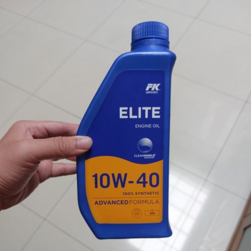 Jual BOTOL OLI BEKAS FK Elite Engine Oil Cleanshield 10W-40 Advanced ...