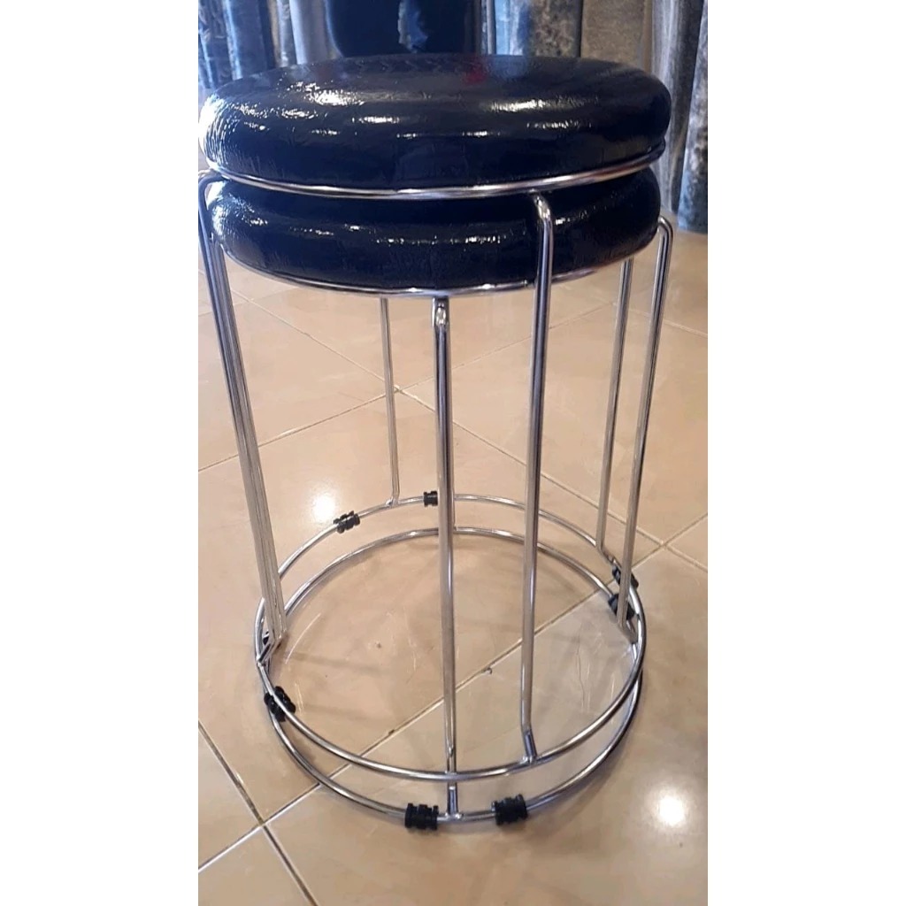 Jual KURSI BASO STAINLESS / KURSI BULAT / kursi besi bulat / kursi baja ...
