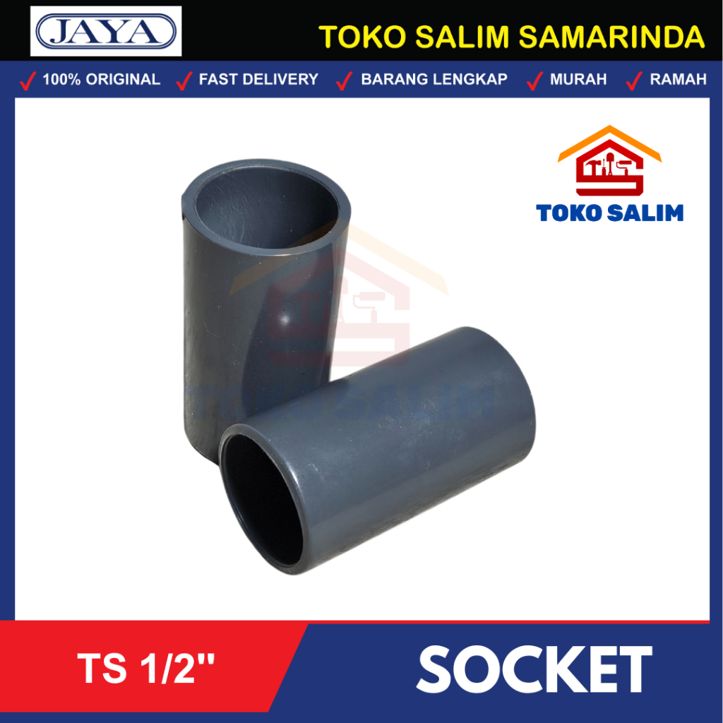 Jual Sok TS 1/2" / Socket TS 1/2" PVC Jaya | Shopee Indonesia
