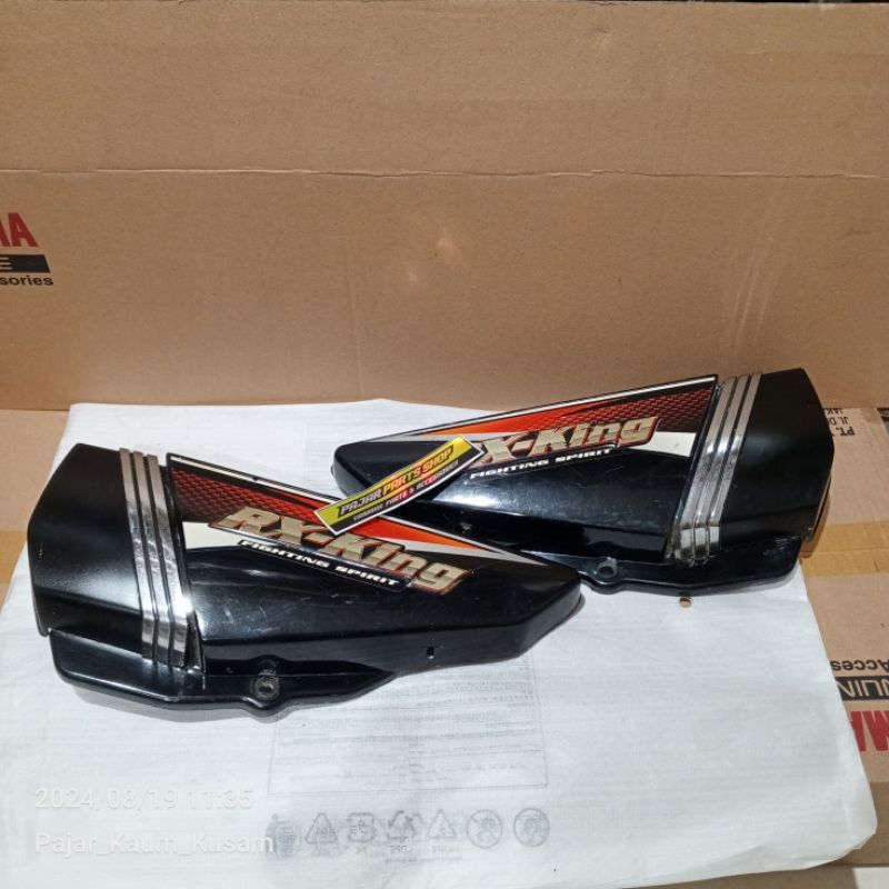 Jual TUTUP BOX AKI RX KING COPOTAN 2003 HITAM ORANGE ORIGINAL | Shopee ...
