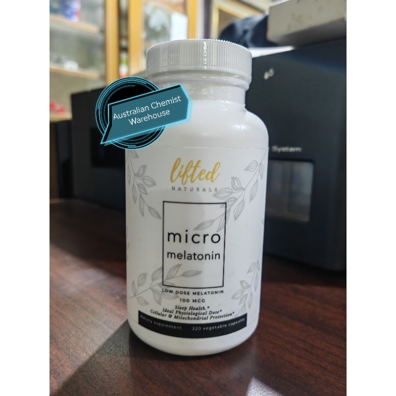 Jual Lifted NATURALS MICRO MELATONIN 100 MCG Size 220 Vegetable ...