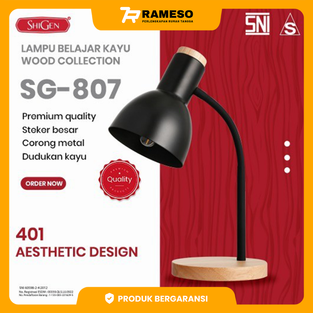 Jual LAMPU MEJA SHIGEN SG-401 / LAMPU BACA / LAMPU BACA MEJA BELAJAR ...