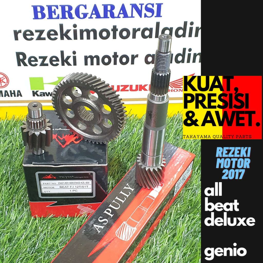 Jual AS Pully PULY / GIGI GEAR RASIO SET 3PCS HONDA GENIO BEAT FI ...