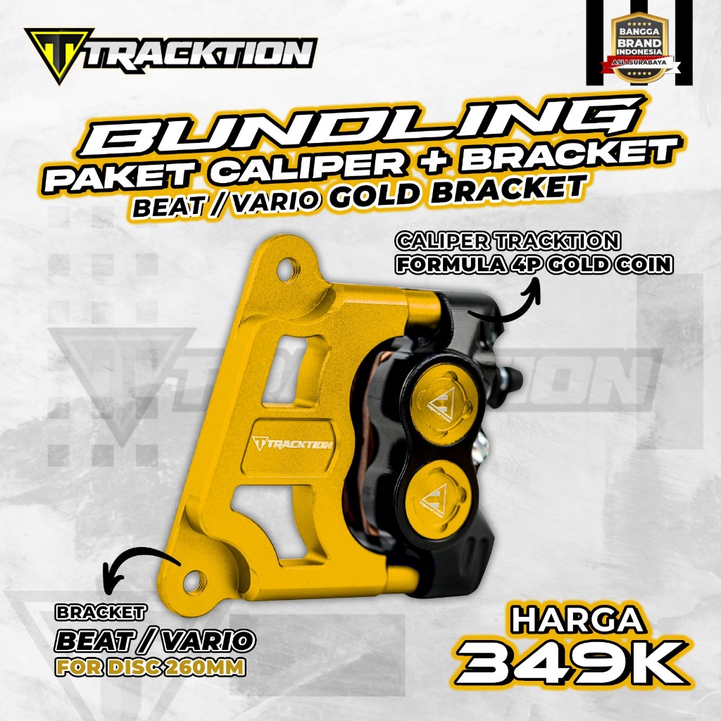 Jual PROMO BUNDLING BRACKET GOLD + CALIPER FOR BEAT/VARIO | Shopee ...
