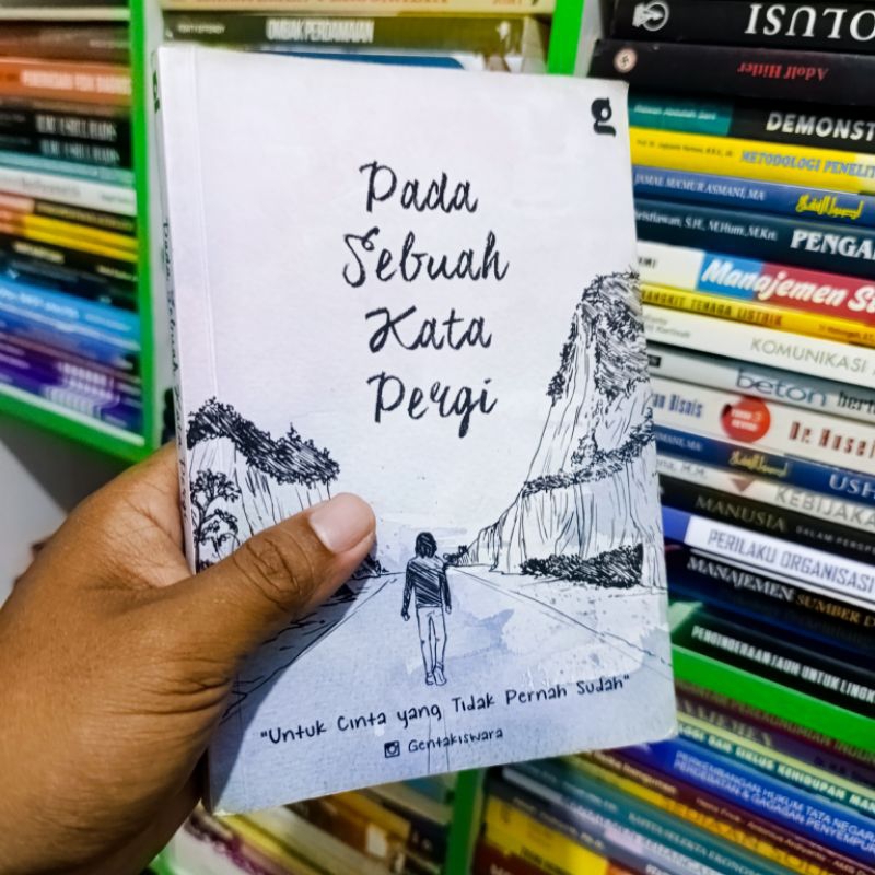 Jual (ORI) buku pada sebuah kata pergi | Shopee Indonesia