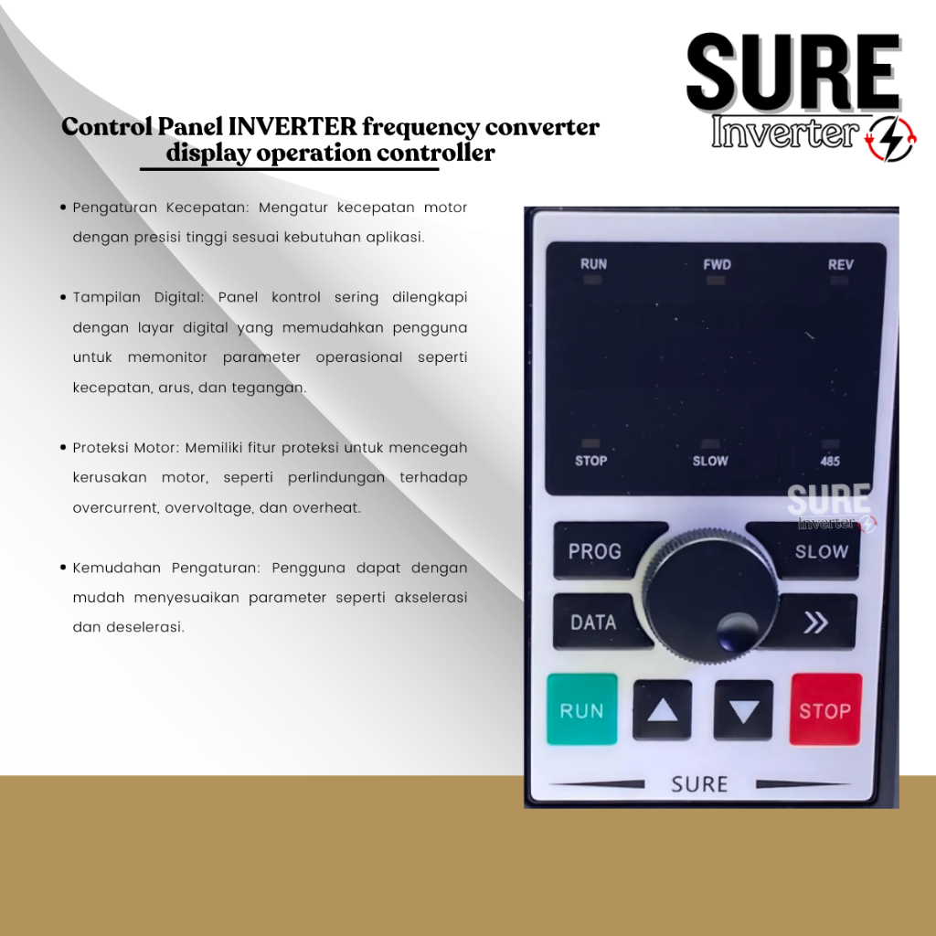 Jual Sure Inverter Control Panel INVERTER Digital Operator untuk ...