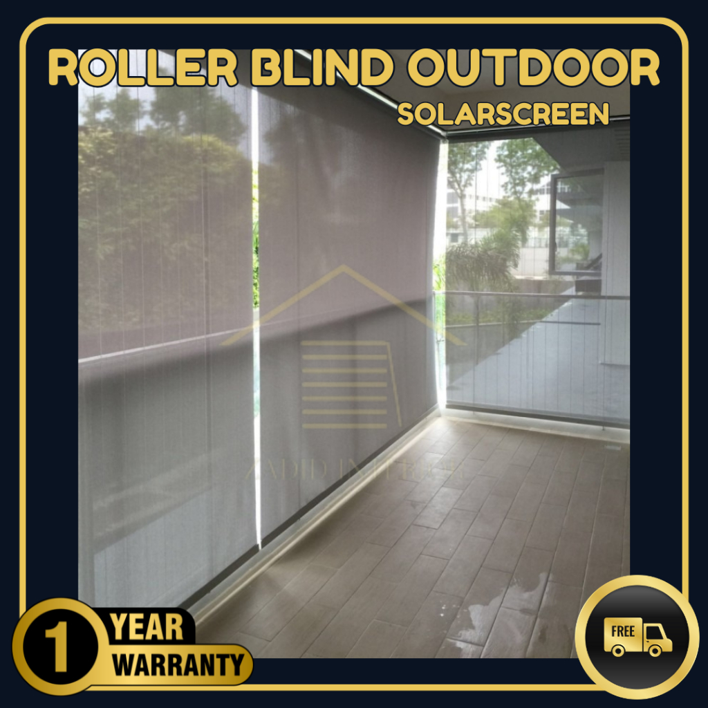 Jual Roller Blind Solarscreen - Tirai Outdoor - Krey Gulung Custom ...