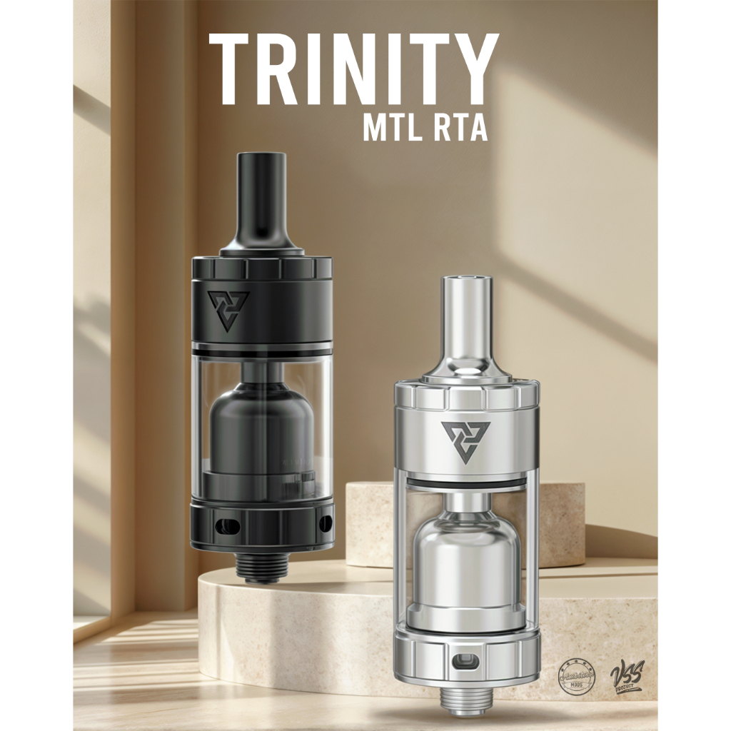 Jual Trinity MTL RTA Ambition Mods SS Black 2ml Rebuildaber Tank ...