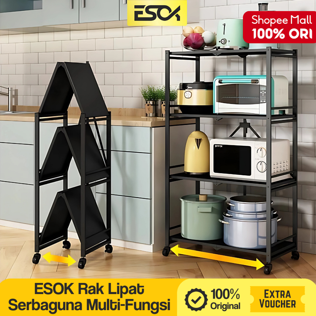 Jual ESOK Rak Lipat Serbaguna Multi-Fungsi Tanpa Instalasi Rak ...