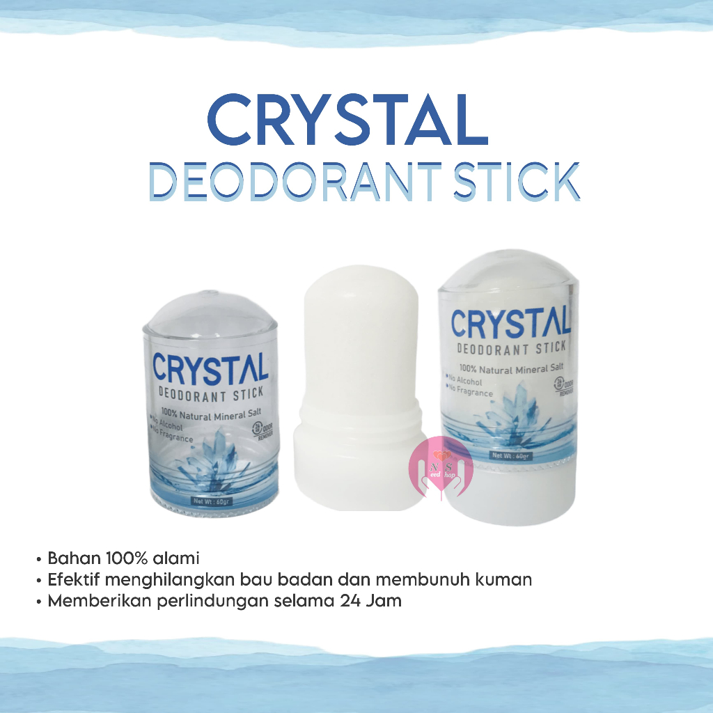 Jual CRYSTAL DEODORANT STICK / DEODORAN BATU TAWAS / ROLL ON PENGHILANG ...