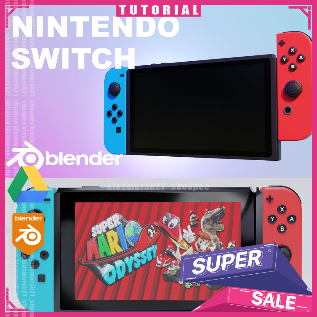 Jual Blender 3D - Blender 3d Learn To Create A Nintendo Switch Game ...