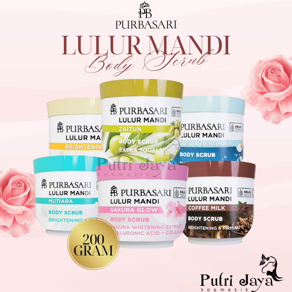 Jual PURBASARI Lulur Mandi 200gr | BODY SCRUB | Shopee Indonesia