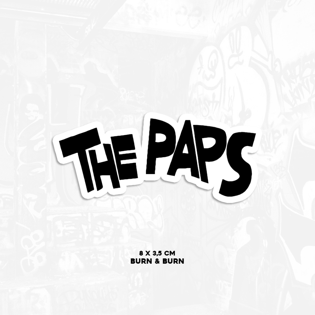 Jual The Paps | Stiker Band | Sticker Vinyl | Stiker Helm | Stiker ...