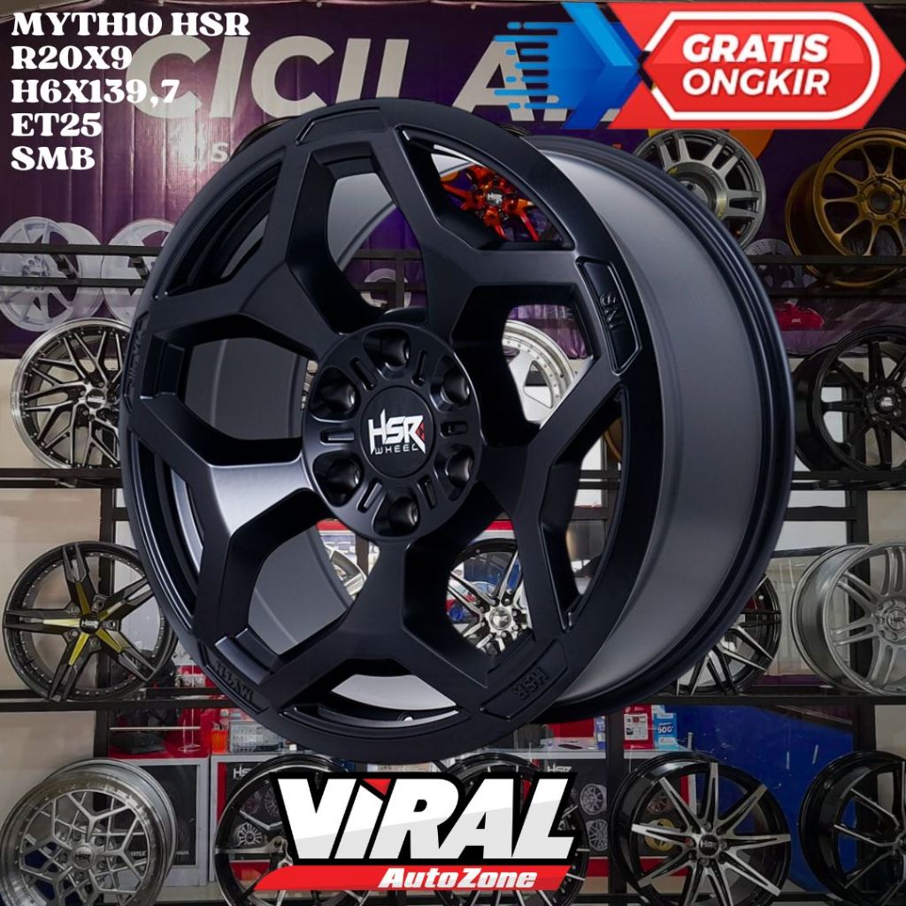 Jual Velg Mobil PAJERO , FORTUNER , TRAILBLAZER , EVEREST , HSR MYTH10 RING 20 R20 | Shopee ...