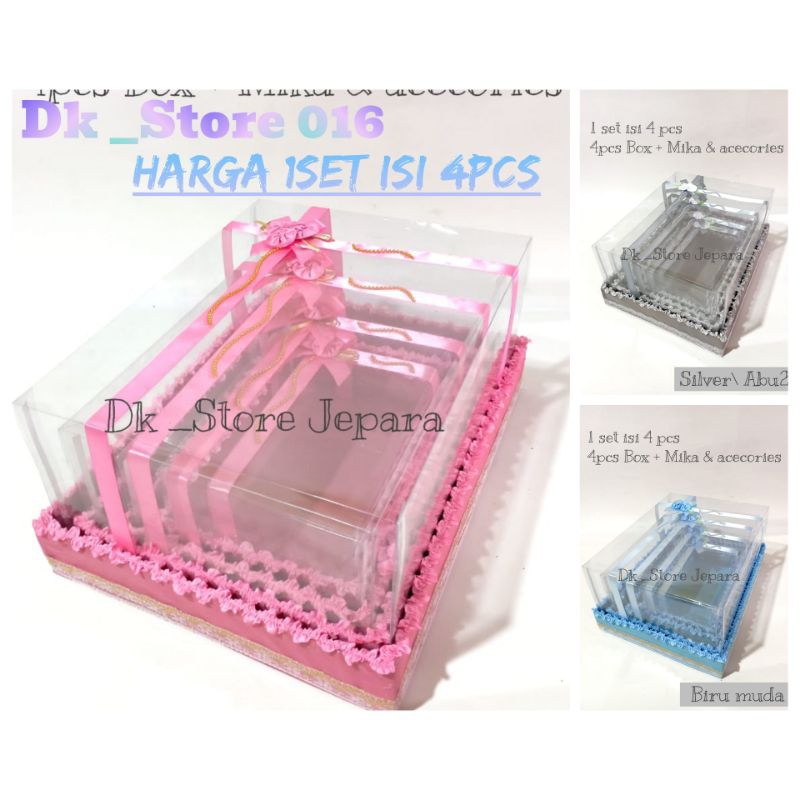 Jual Box Mika Parsel Seserahan Isi_4 MODEL PITA Kriwil | Shopee Indonesia