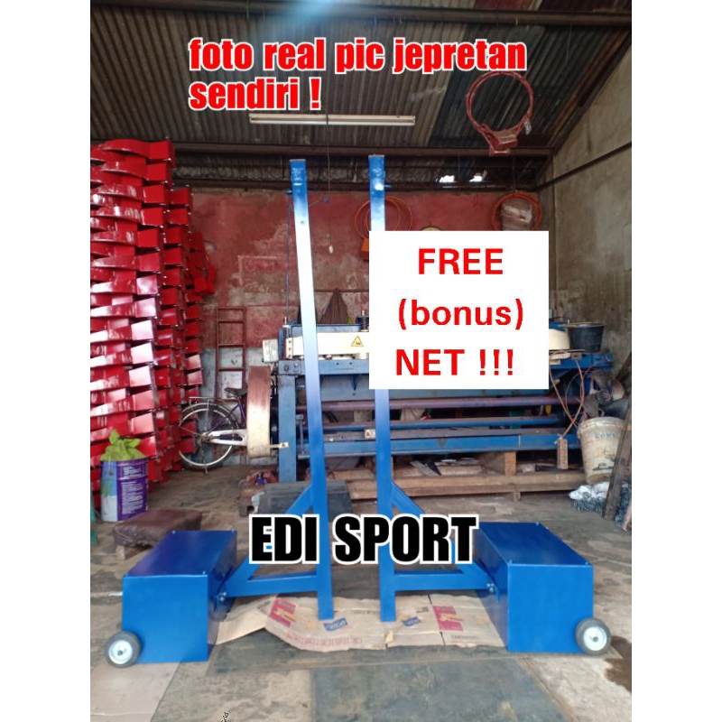 Jual TIANG BADMINTON PORTABLE // TIANG BULUTANGKIS // TIANG NET ...