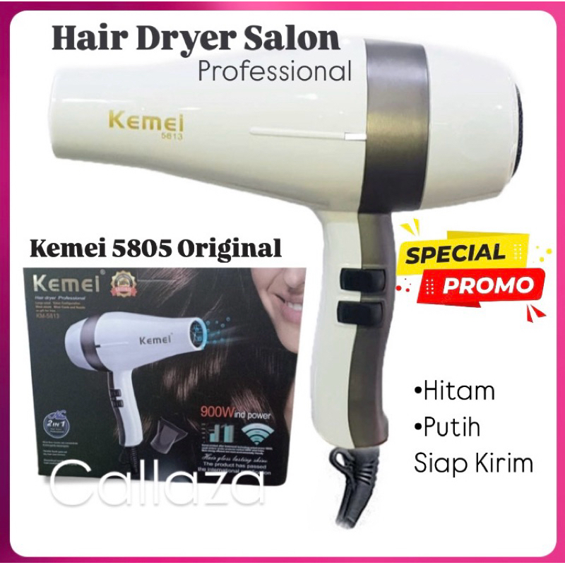 Jual HAIR DRYER KEMEI KM 5805 ORIGINAL Pengering Rambut Salon ...