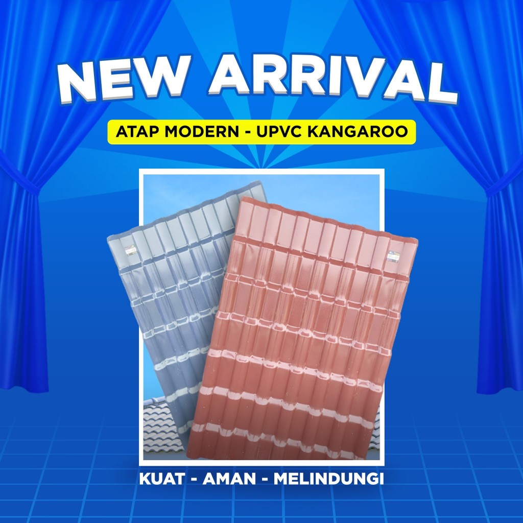 Jual Atap Genteng UPVC Tebal Tahan Segala Cuaca Dan Anti Pecah ...